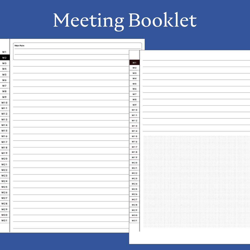 Meeting Booklet – Supernote Templates