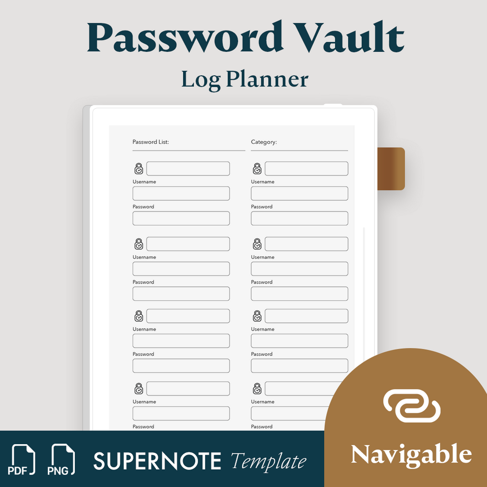 reMarkable tablet - Event Scheduler Planner – Supernote Templates