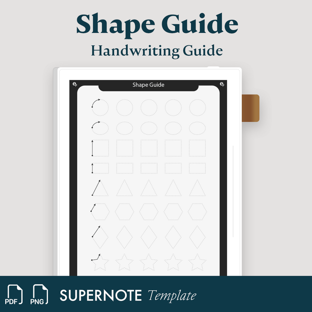 Supernote | Handwriting Practice Guides – Supernote Templates