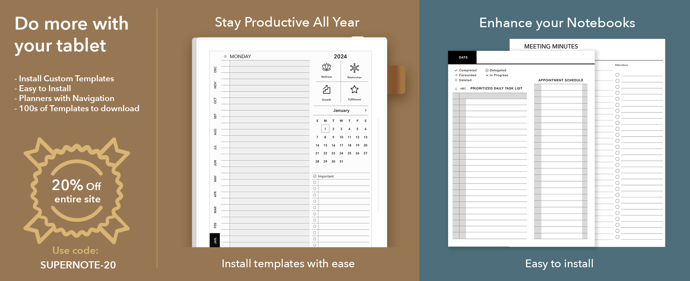Supernote Templates - Bring Productivity to Your Life