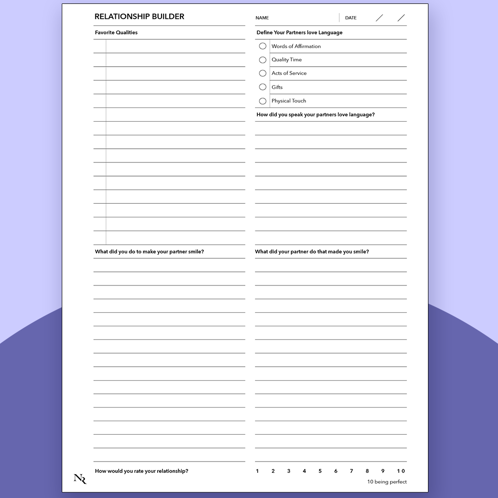 Relationship Tracker – Supernote Templates